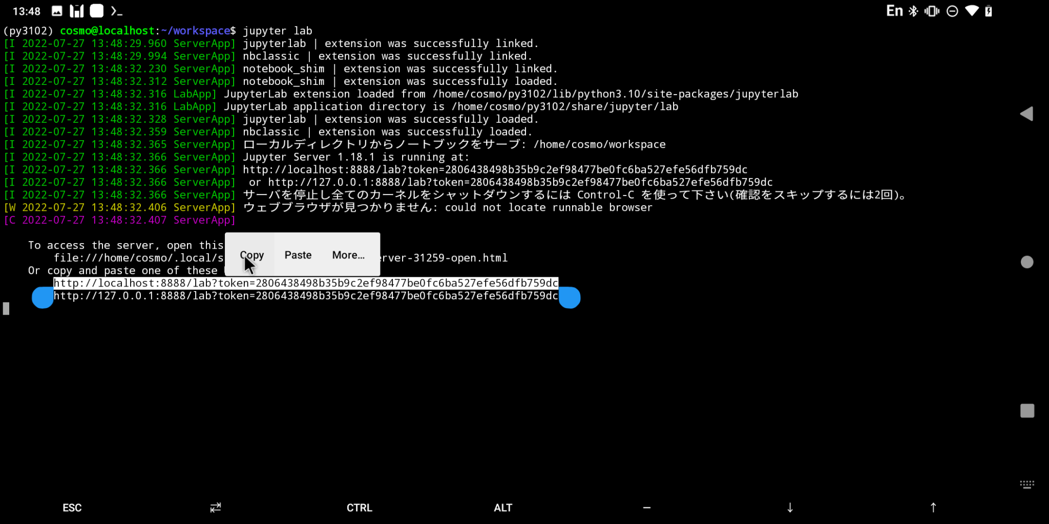 【簡易版：Androidのブラウザで実現するpython環境について】Androidで実現する機械学習(pytorch, scikit ...